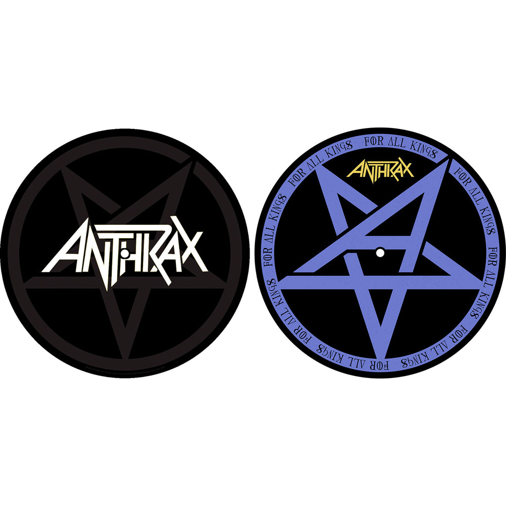 Anthrax Turntable Slipmat Set: Pentathrax / For All Kings – ATC Music Merch