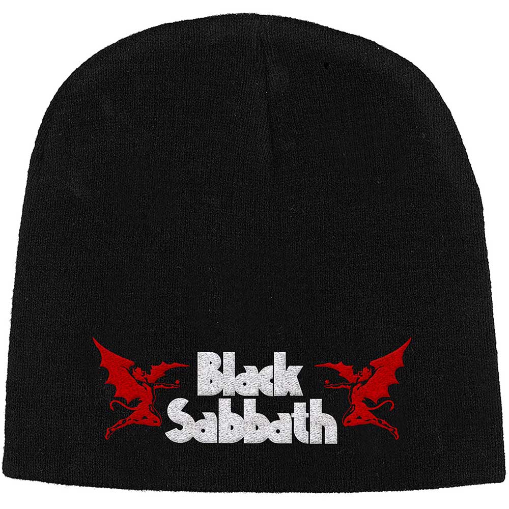 Black Sabbath Beanie Hat: Logo & Devils – ATC Music Merch