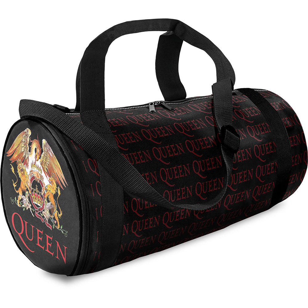 Queen Duffle Bag: Crest (Black) – ATC Music Merch