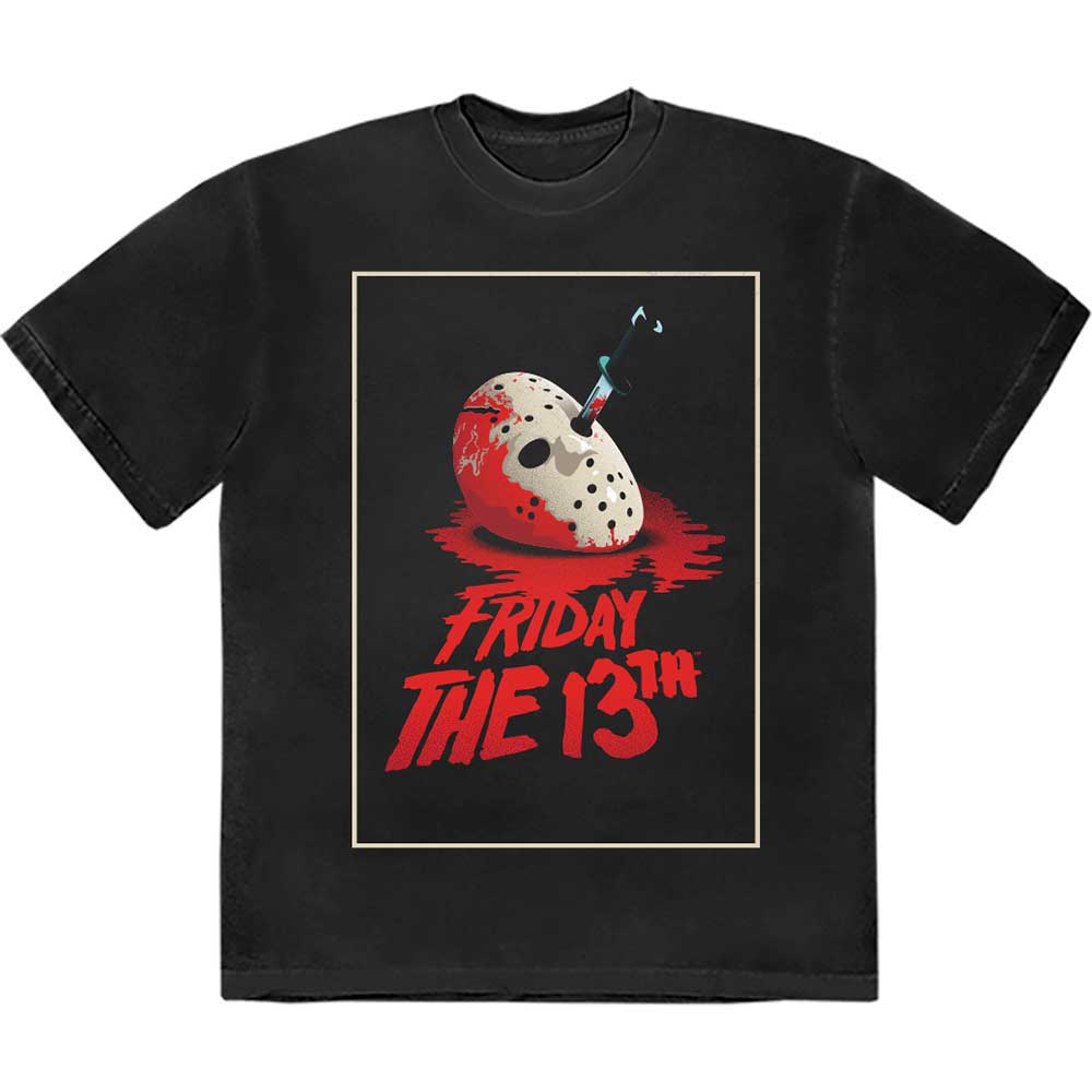 Friday the 13th T-Shirt: Jason Blood Mask – ATC Music Merch