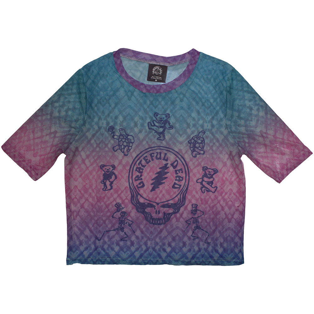 Grateful Dead Ladies Crop Top: Dead Egyptian Gradient (Mesh) – ATC ...
