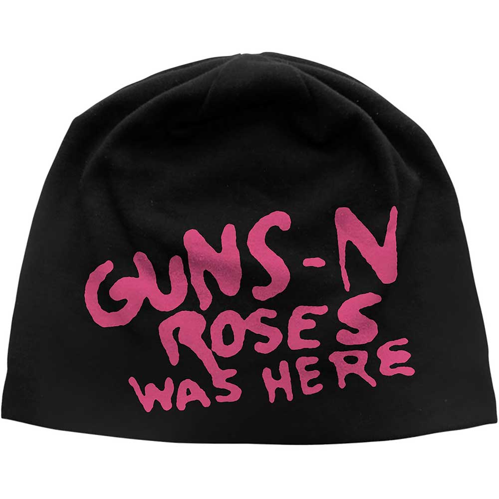 Guns N' Roses Beanie Hat: Was Here JD Print – ATC Music Merch