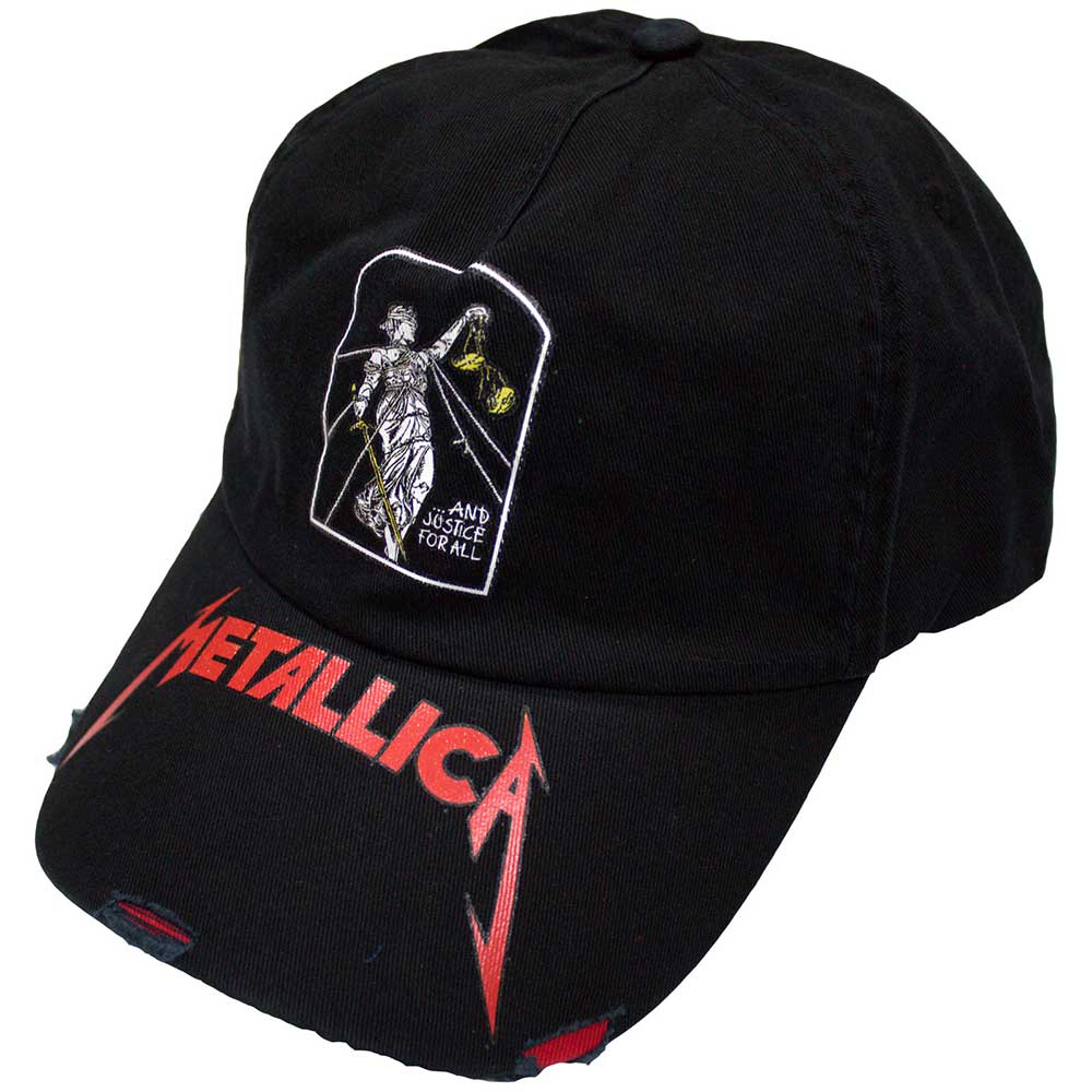 Metallica Baseball Cap: And Justice For All Tombstone – ATC Music Merch