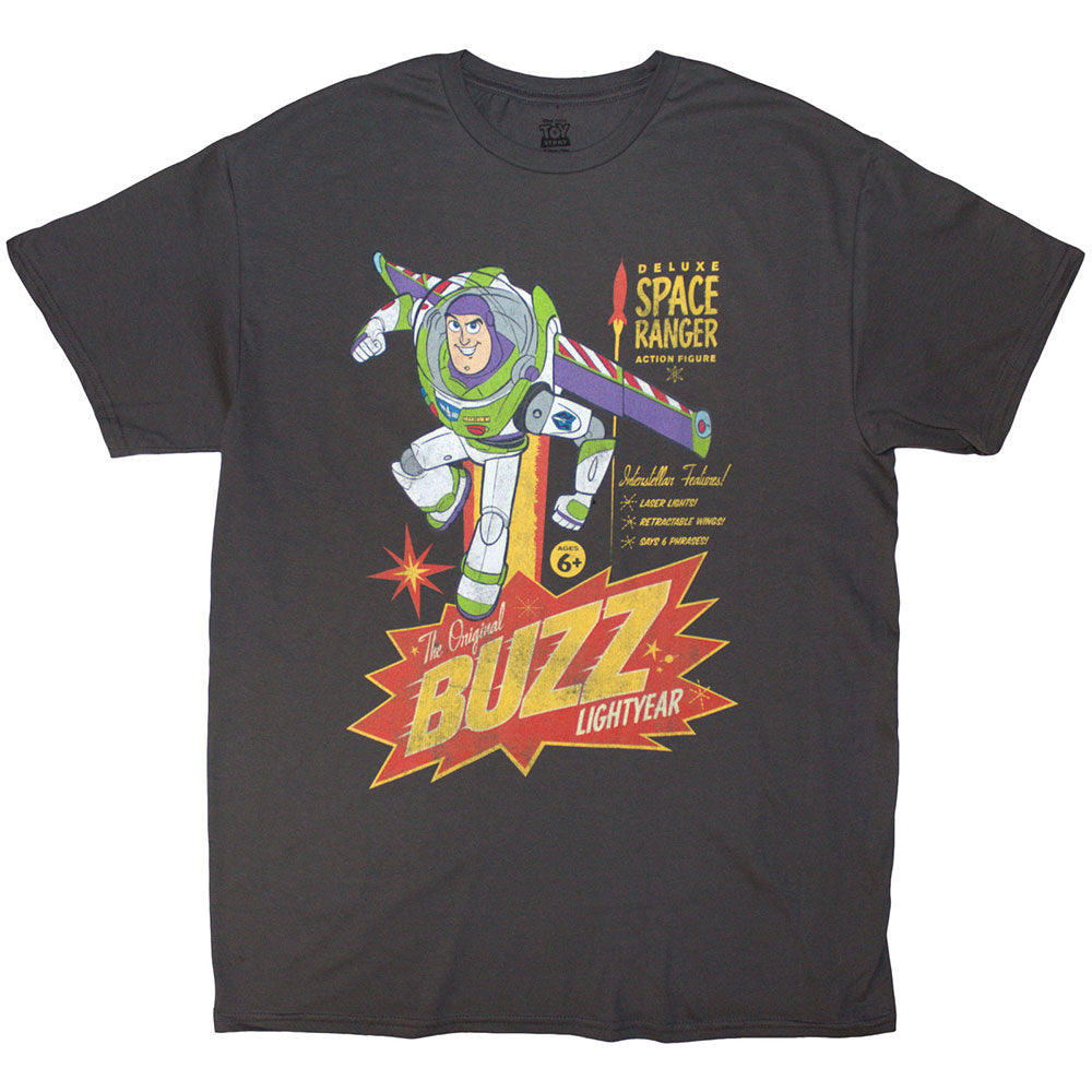 Disney T-Shirt: Toy Story The Original Buzz (Charcoal Grey) – ATC Music ...