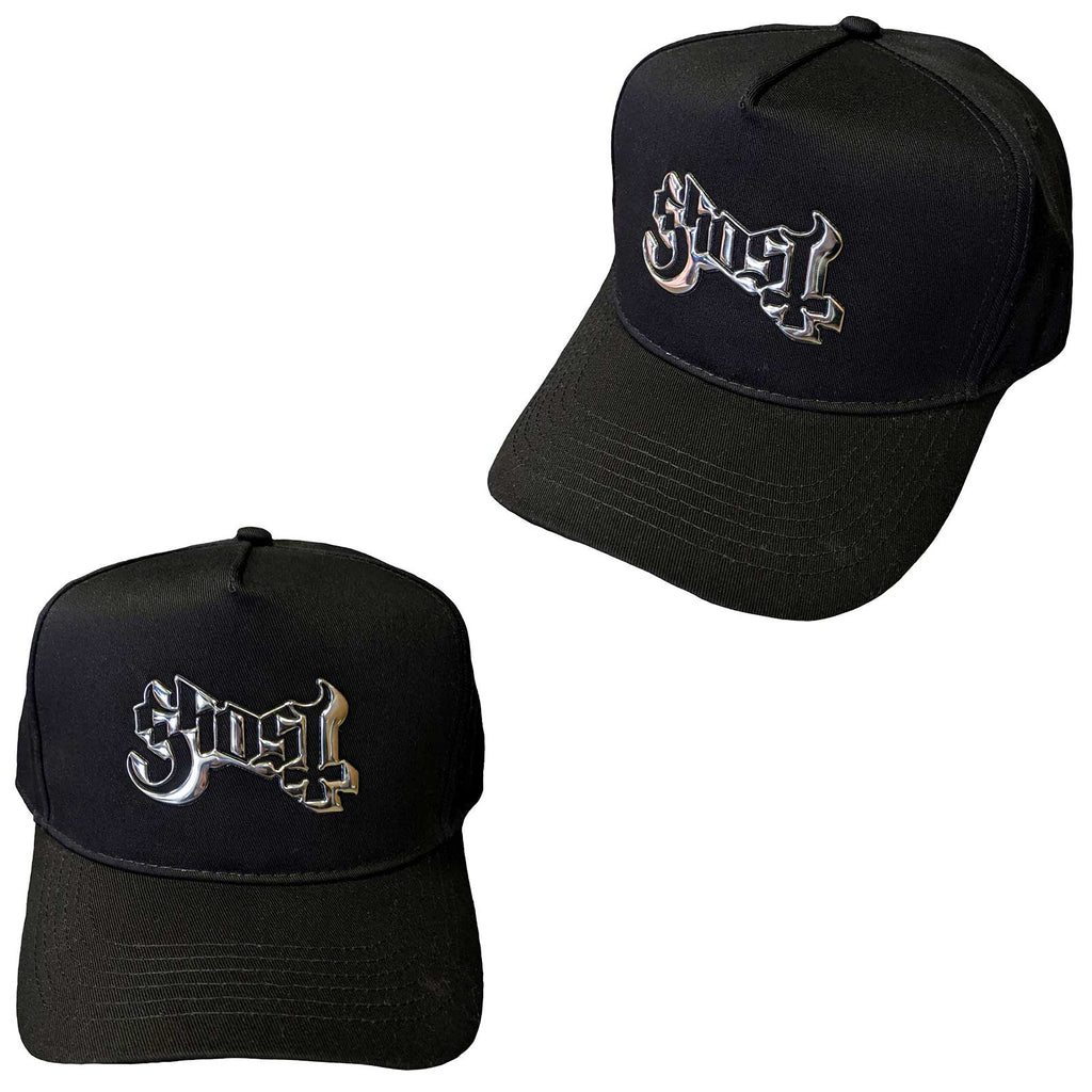 Ghost Baseball Cap: Logo (Sonic Silver) – ATC Music Merch