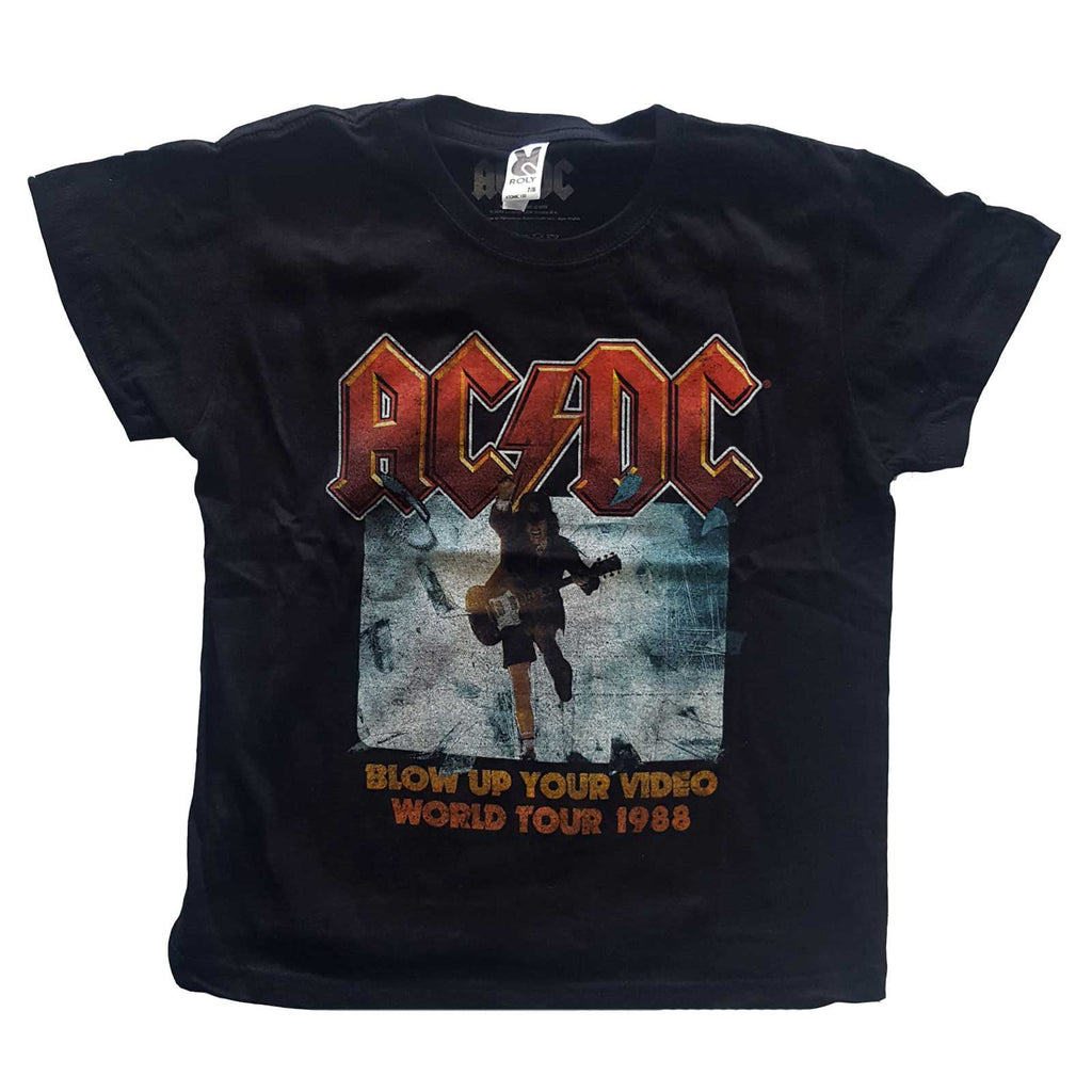 AC/DC Kids T-Shirt: Blow Up Your Video – ATC Music Merch