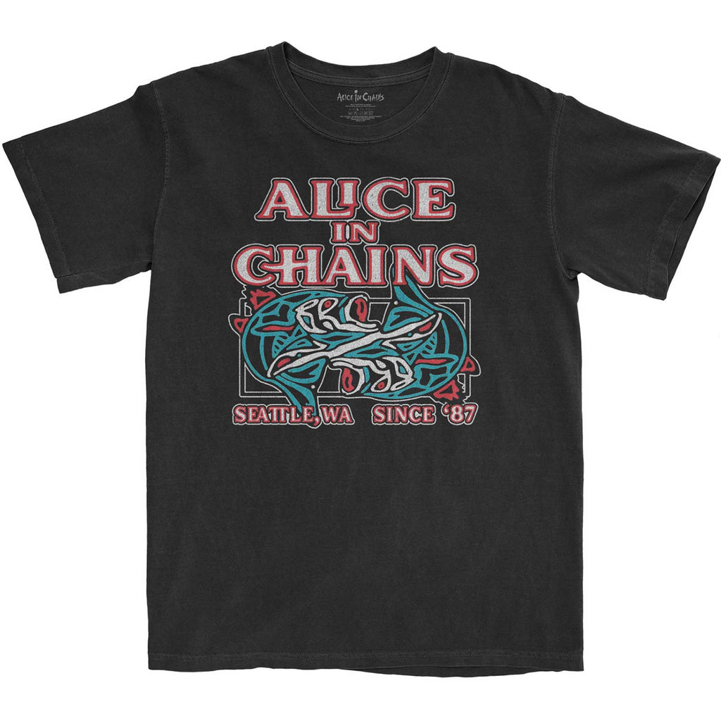 Alice In Chains T-Shirt: Totem Fish – ATC Music Merch