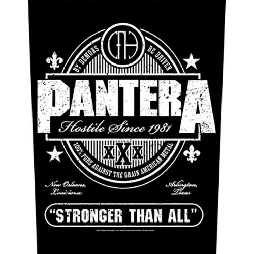 Pantera Back Patch: Stronger Than All – ATC Music Merch