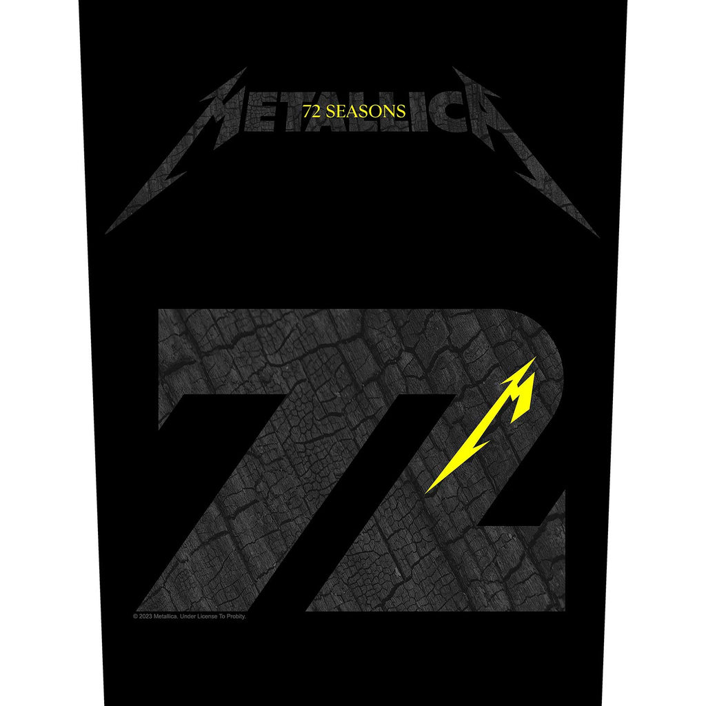 Metallica Back Patch: Charred M72 – ATC Music Merch