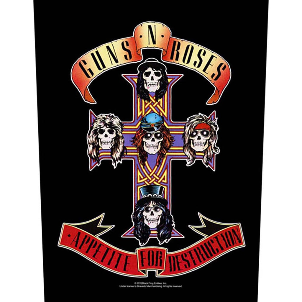 Guns N' Roses Back Patch: Appetite for Destruction – ATC Music Merch
