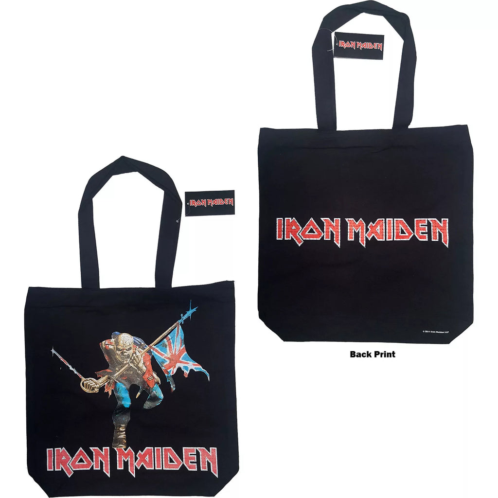 Iron Maiden Trooper Tote Bag With Zip – ATC Music Merch