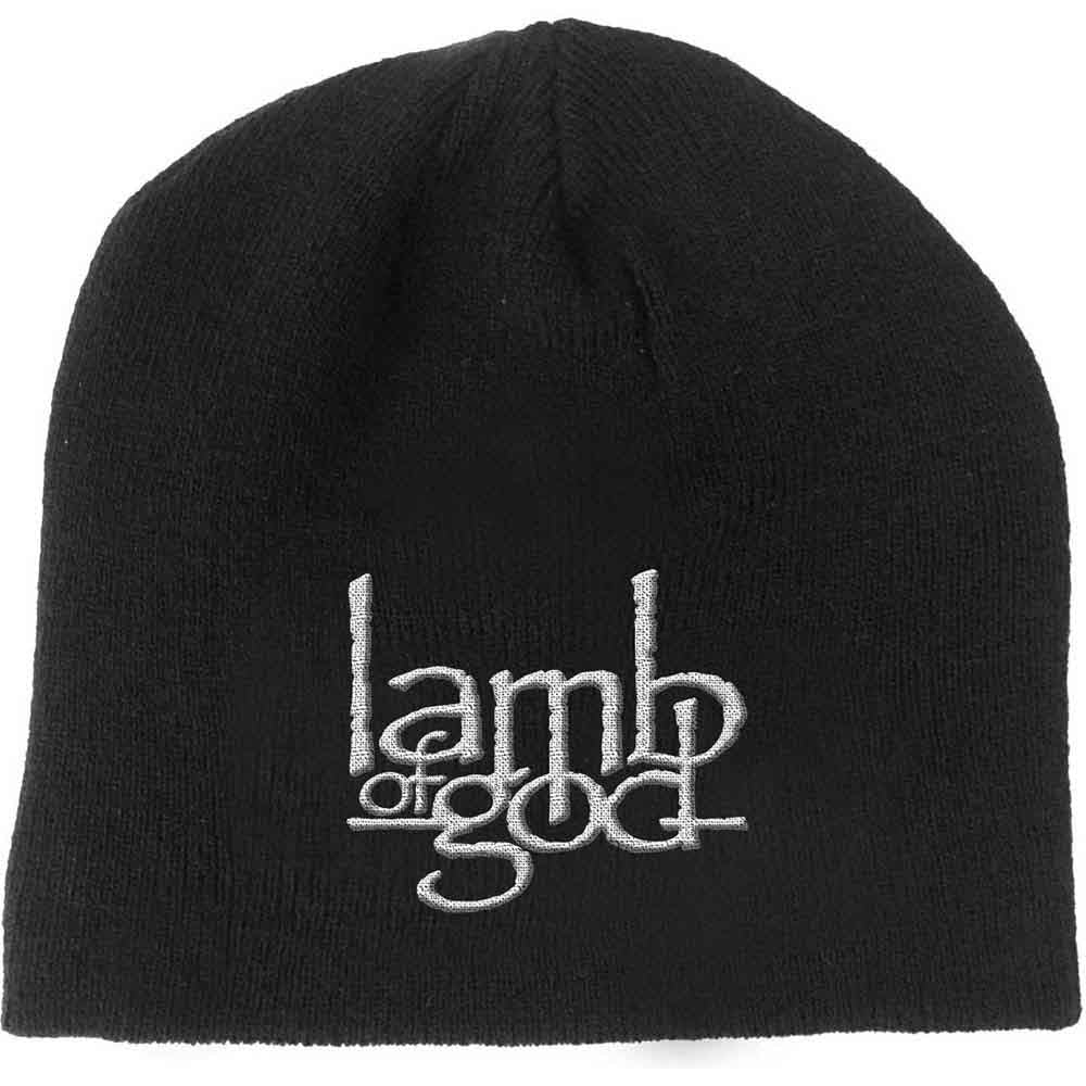 Lamb Of God Beanie Hat: Logo 2 (Black) – ATC Music Merch
